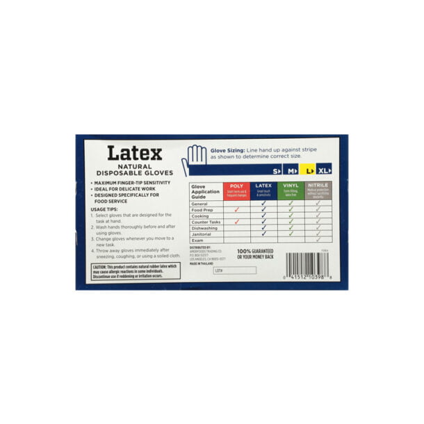 Guantes desechables de latex First Street - Smart&Final