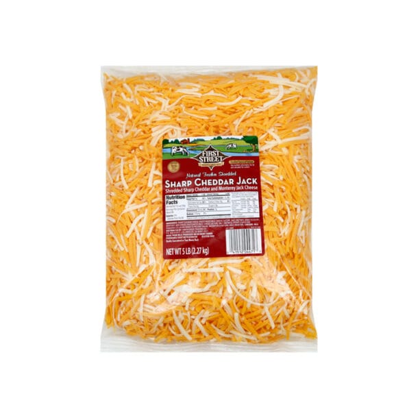 Queso sharp cheddar jack rallado First Street - Smart&Final